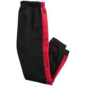 Quad Seven Boys' Active Sweatsuit Set - Heavyweight Sherpa Lined Sweatshirt and Jogger Sweatpants - Kids' Gym Clothing (8-18), Size 4, Red Savage