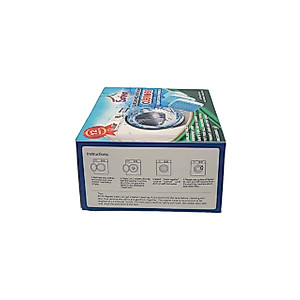 SainaHome Washing Machine Cleaner Tablet- Cleaning Tablets For HE Front Loader & Top Load Washer -12 Pack Economy Supply