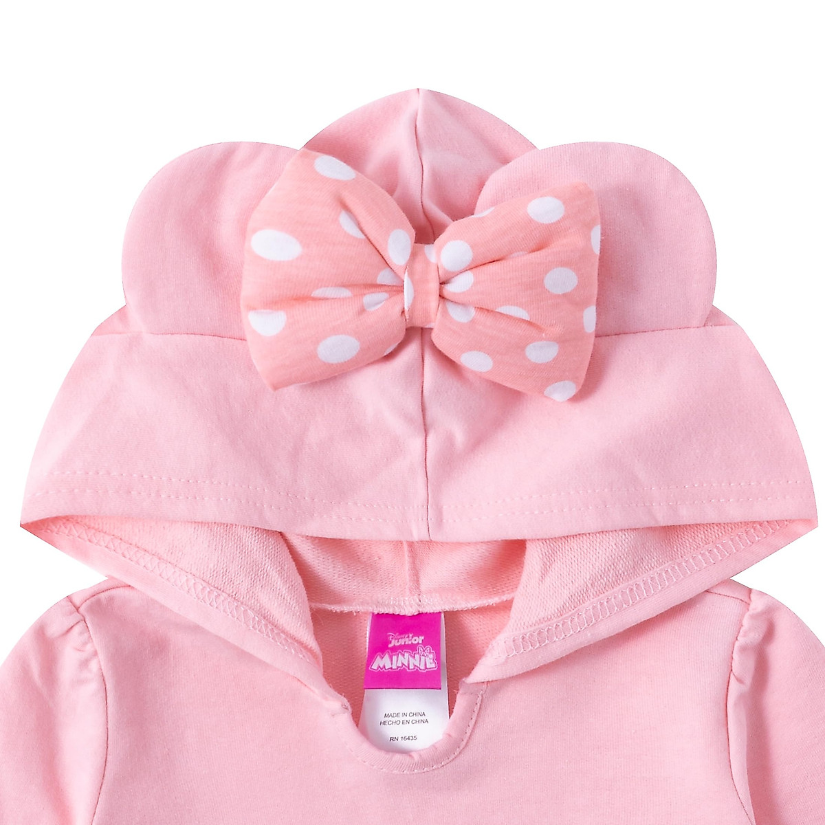 Disney Minnie Mouse Baby Girls Hoodie and Pants Set for Infant and Toddler Kids