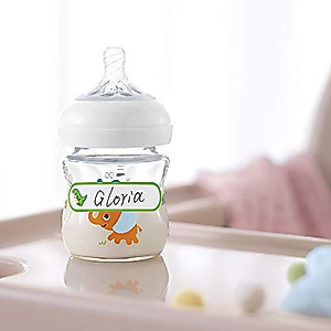 128pcs Baby Bottle Labels - Waterproof & Durable