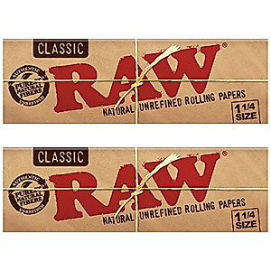 RAW Rolling Tray Combo Includes RAW Tray, RAW 1 1/4 Rolling Papers, RAW Tips, RAW 79mm Rolling Machine and American Rolling Club Tube (Mini)