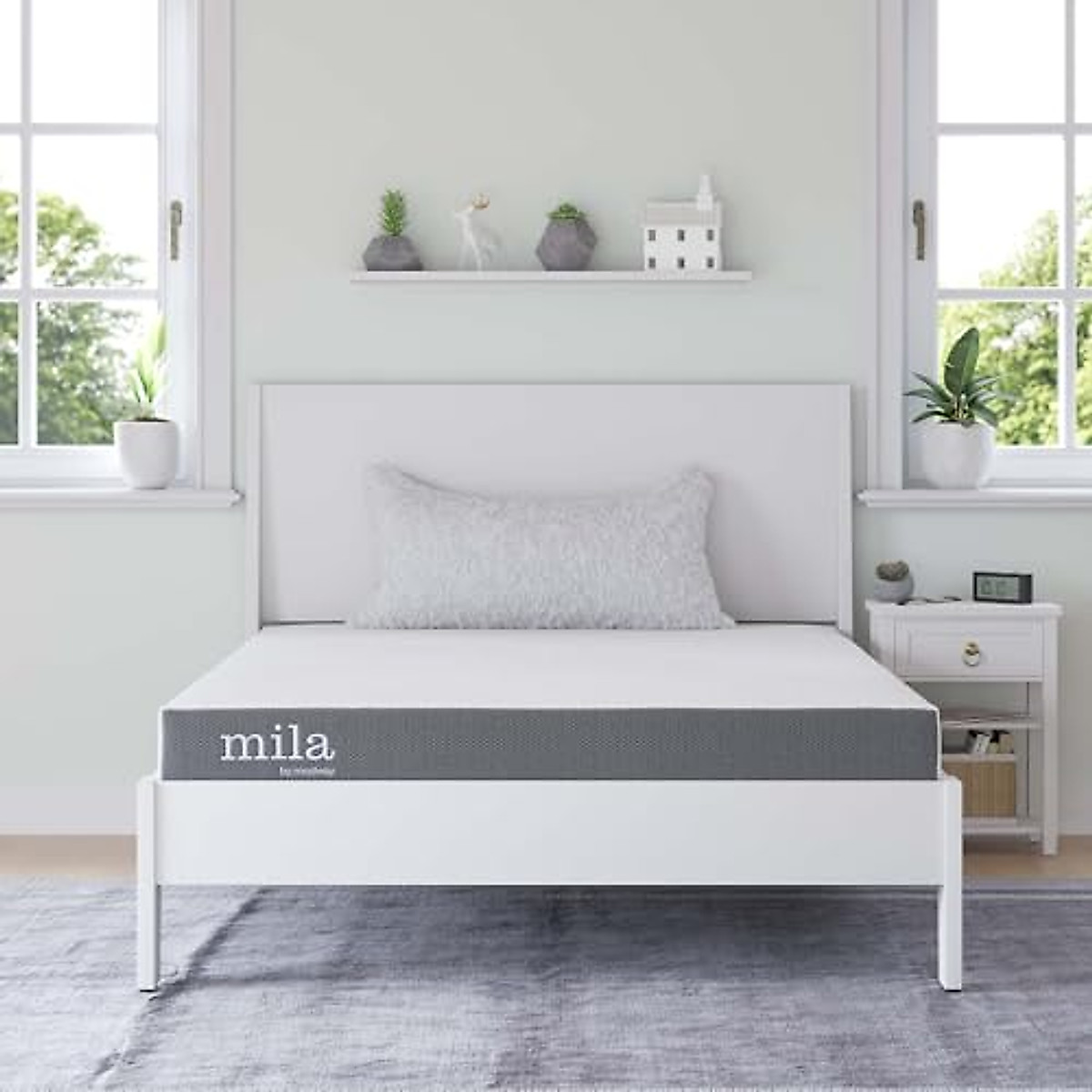 Modway Mila Firm 6" Fiberglass Free Memory Foam Full Mattress
