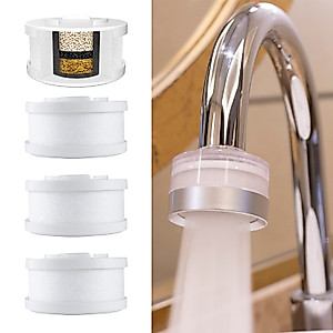 Tylola LongLasting Bathroom Sink Faucet Water Filter .Removes 99% Chlorine Heavy Metals. Hard Water Softener. Kitchen Purifier. Relieve Dry, Rough&Itchy Skin, Suitable for Sensitive Skin.TWF 2.0.