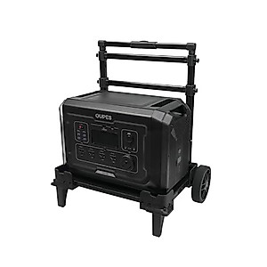OUPES Hand Truck Sturdy Roll Cart for Mega 1, Mega 2, 2400w Power Station, to Make Easy Moving, Easier Telescopic Handle and Go Anywhere Wheels, Also Use with1800w/1200w Power Stations
