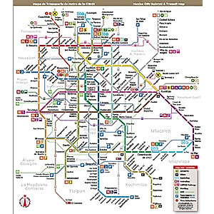 StreetSmart Mexico City Map by VanDam – Laminated City Center Street Map of CDMX w/all Attractions, Pre-hispanic Sites, Museums, Hotels, Restaurants, ... 2025 Edition (English and Spanish Edition)