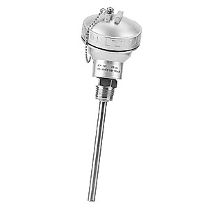 1/2" NPT Thread Thermocouple Terminal Head RTD PT100 Stainless steel Temperature Sensor Probe (100mm)