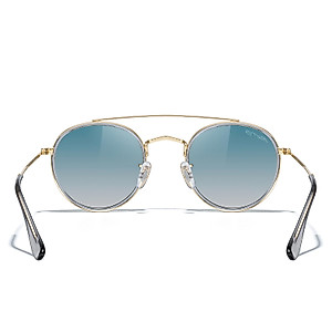 MERRY'S Retro Round Polarized Sunglasses - Unisex Double Bridge Sun Glasses