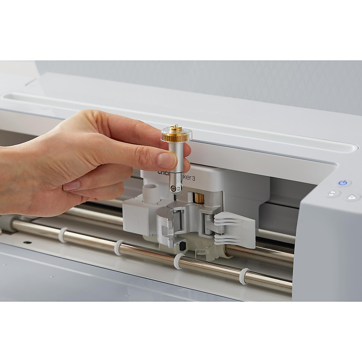 Cricut Scoring Wheel Tip + QuickSwap Drive Housing, Patented Wheel Design, Up To 10X More Pressure, Crisp Creases on Basic Materials, For DIY Crafts, Compatible with Cricut Maker Cutting Machine