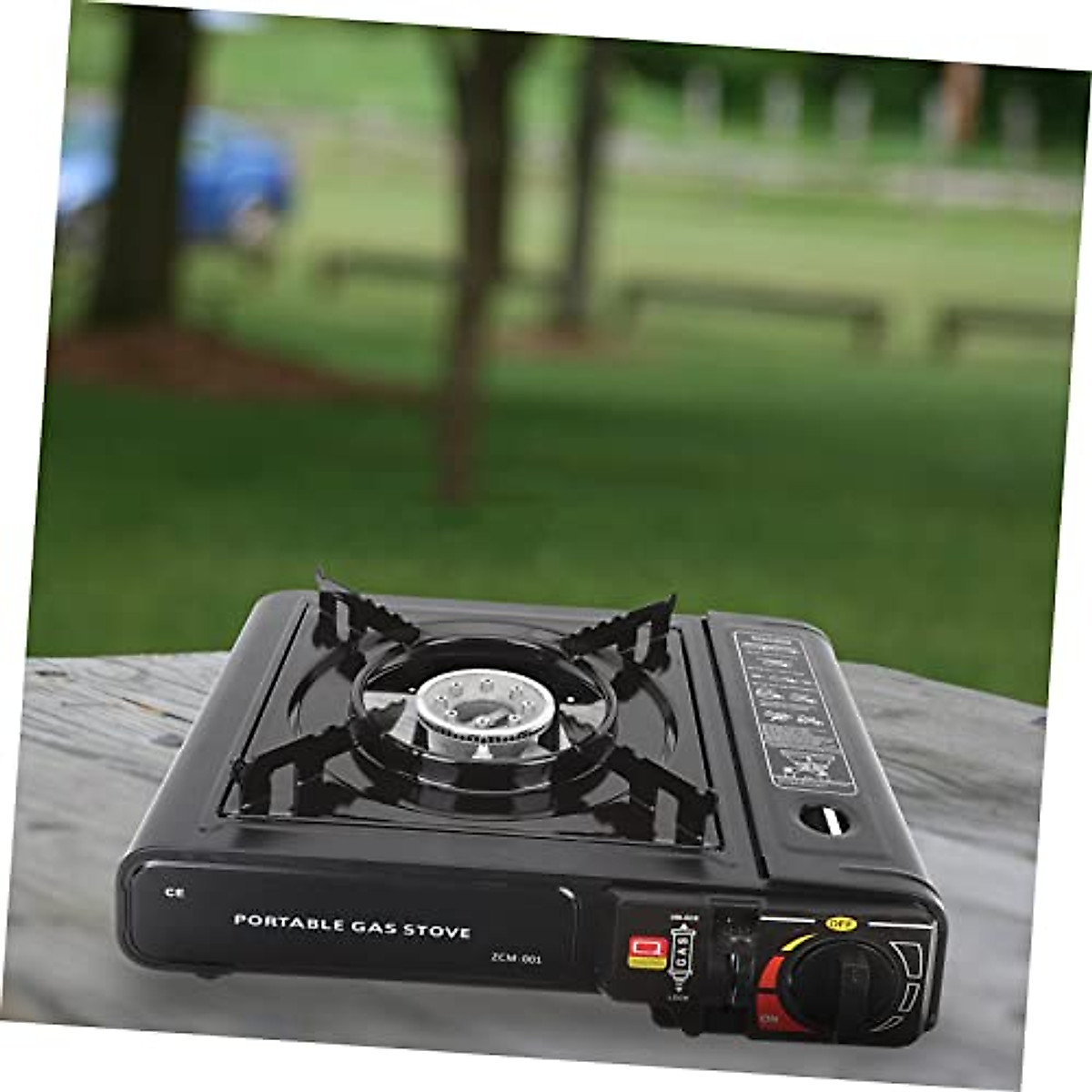 CLISPEED Butane Stove Gas Stove Portable Camping Stove Outdoor Stove Outdoor Gas Stove Butane Burner Outdoor Wok Stove Hiking Stove Compact Stove Reusable Barbecue Stove Portable Wok Stove