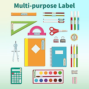 Phomemo D30 Label Maker Tape Black on Panda Pattern Sticker Thermal Paper Self-Adhesive Label Tape, 12 x 40 mm (0.47 x 1.57 Inch) 160 Tapes/Roll, 3-Roll D30 Thermal Label