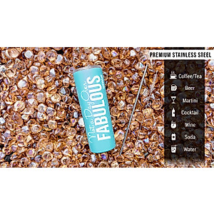 Birthday Gifts for Women 20oz Stainless Steel Tumbler Cup Mug | Girl Mom Mother BFF Best Friend Coworker Boss Aunt Teacher | Party Decoration 21 25 30 35 40 45 50 55 60 65 70 75 80 Christmas Xmas