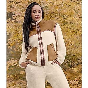 UGG Women's Tasman Jacket Coat, Plaster Chestnut, XL