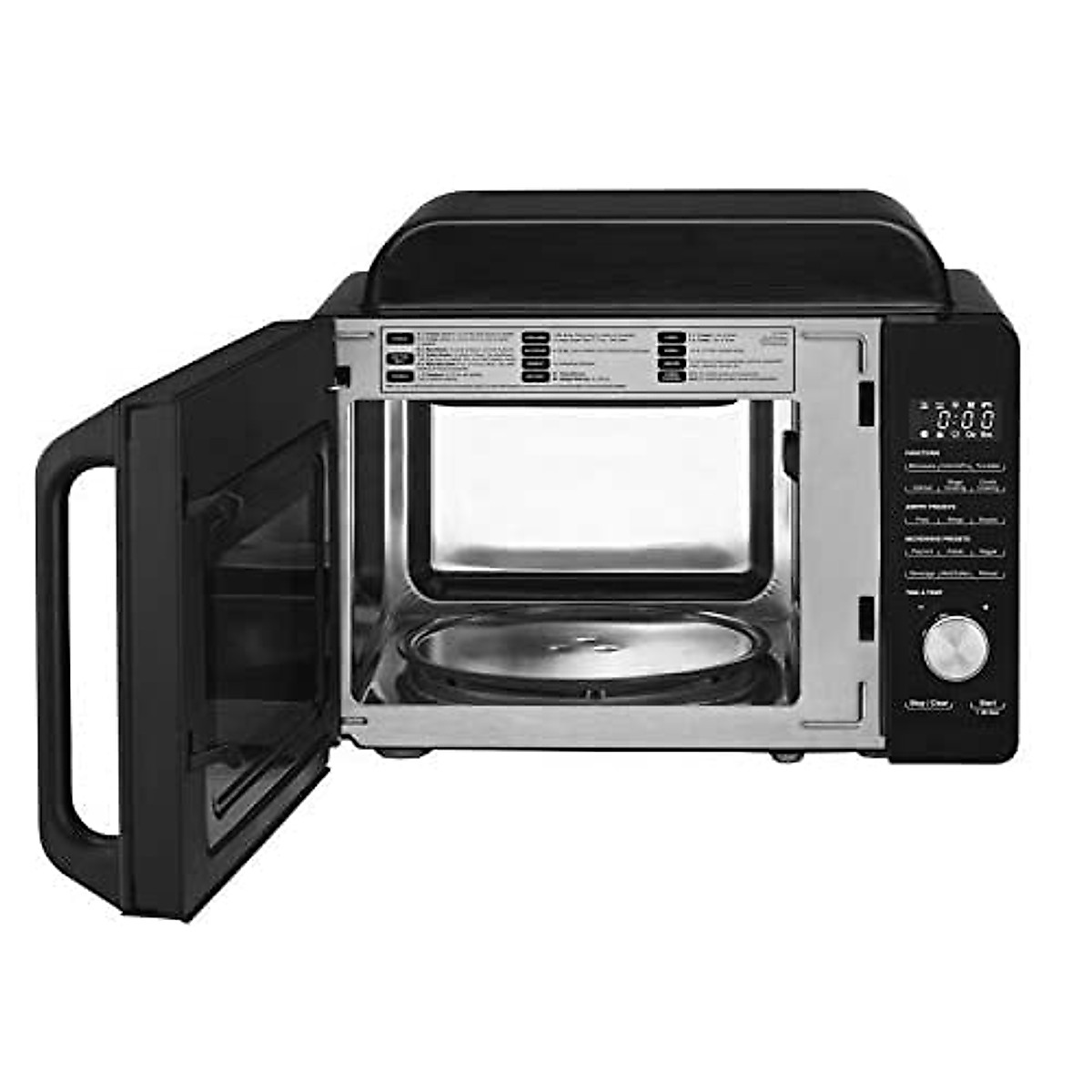 Cuisinart AMW-60 3-in-1 Microwave Airfryer Oven, Black