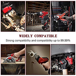 HIGH QUALITY FUTUREBATT FUTUREBATT [1-Pack] 6.0Ah (6000mAh) 12V Upgraded Version M12 Battery for Milwaukee M12 Battery LI-ION Power Tools 48-11-2401 48-11-2402 48-11-2410 48-11-2411 48-11-2420