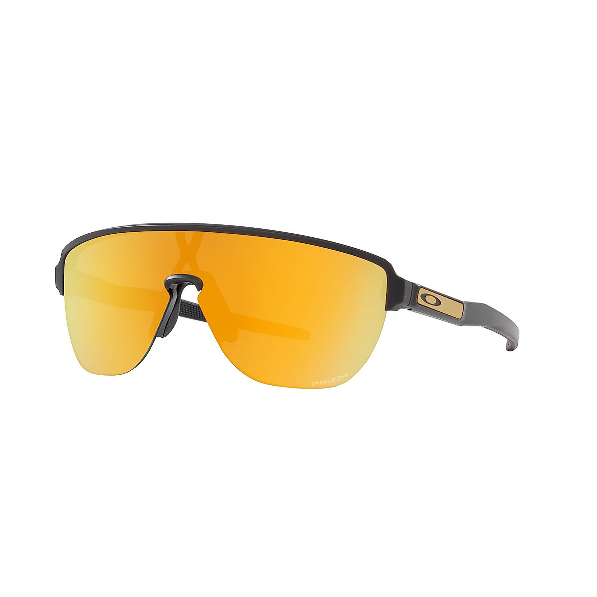 Oakley Men's OO9248 Corridor Rectangular Sunglasses, Matte Carbon/Prizm 24K, 42 mm
