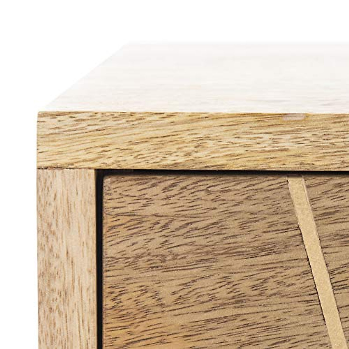 Safavieh Home Marigold Modern Natural and Brass 3-drawer Chest