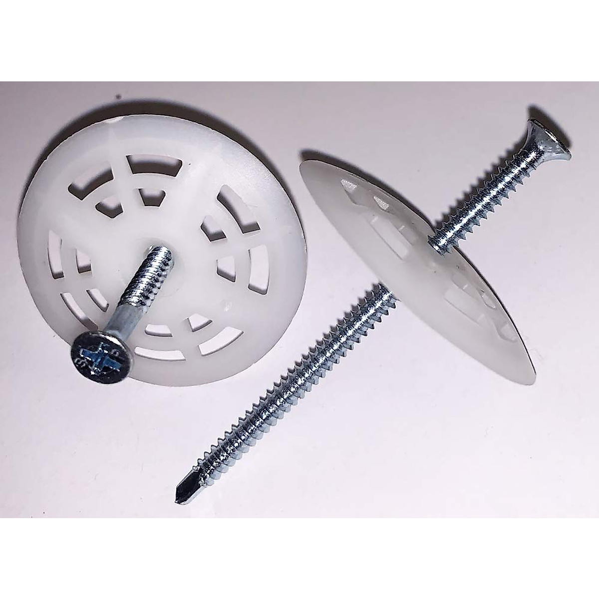 Continuous Insulation Fastener with 3" Self Drilling Zinc Screw, 1000 Pieces per Box