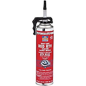 Permatex 85915 High-Temp Red RTV Silicone Gasket, 7.25 oz. PowerBead Can