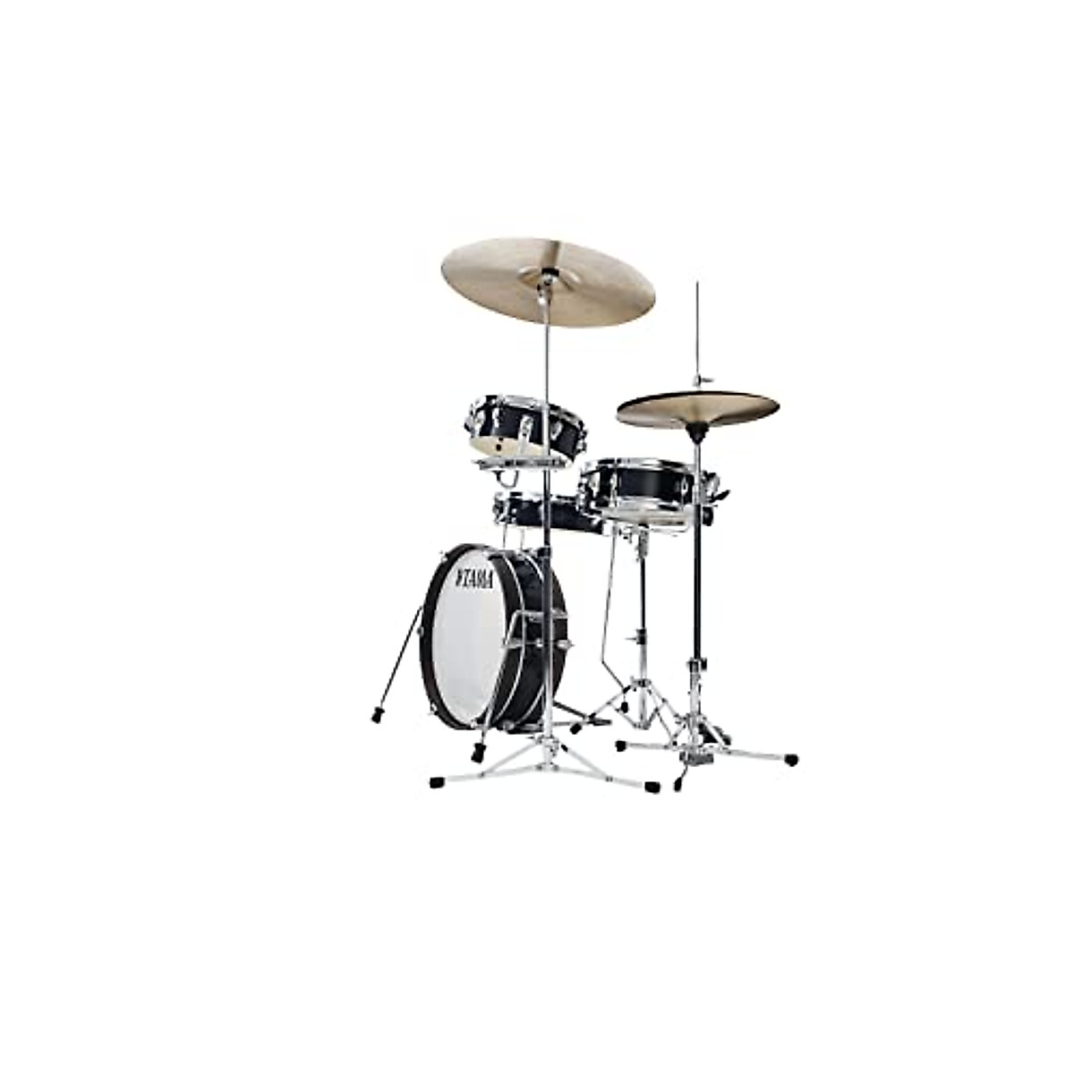Tama Club-JAM Pancake LJK48P 4-piece Shell Pack with Snare Drum - Hairline Black