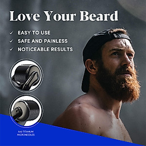 Beard Roller - 540 Titanium Micro Needle 0.25mm - Beard Grooming & Beard Club
