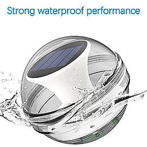 Solar Water Floating Light Outdoor Waterproof Night Light Home Garden Pool Floating Decorative Light No Need Battery or Charger, Energy-Saving and Environment-Friendly