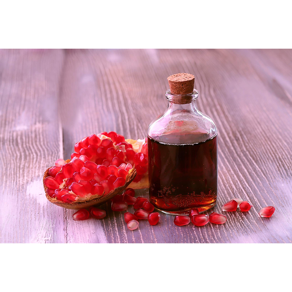 Pomegranate Seed Oil - 8 oz - Pure, Unrefined, Non GMO, Cold Pressed, Sweet Carrier Oil for Hair, Skin Nails Body Face DIY Soaps & More - Hydrate Nourish Replenish Moisturize - Packaging May Vary