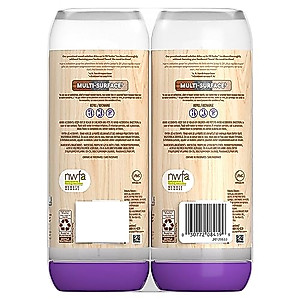 Swiffer PowerMop Wood QuickDry Wood Floor Cleaning Solution with Lemon Scent, 25.3 fl oz, 2 pack