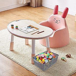 Joyeen 3 Packs Large Organizer Baskets Bins, Plastic Storage Basket (Grey)