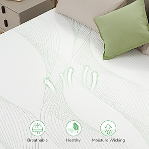 Novilla King Size Mattress, 12 Inch Gel Memory Foam Mattress for Plush Comfort, Pressure Relief, CertiPUR-US Certified, Mattress-in-a-Box, Embrace