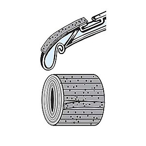 Self-Adhesive Foam Non-Slips for Hangers - Roll of 1600 Strips (Enough for 800 Hangers)