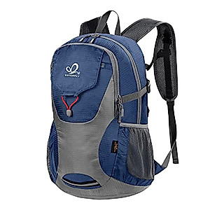 WATERFLY Lightweight Packable Hiking Backpack: Foldable Travel Daypack Ultralight Camping Day Pack for Woman Man