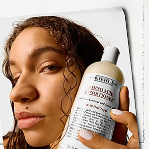 Kiehl's Amino Acid Conditioner, Strengthening and Moisturizing Hair Treatment, with Amino Acids, Jojoba and Coconut Oil to Improve Manageability and Added Shine - 2.5 fl oz