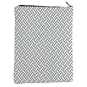 Weave Pattern Book Sleeve - Book Cover for Hardcover and Paperback - Book Lover Gift - Notebooks and Pens Not Included