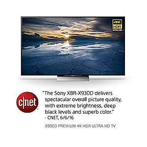 Sony XBR65X930D 65-Inch 4K Ultra HD 3D Smart TV (2016 Model)