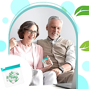 24 Pieces Pill Pouch Bags Reusable Zippered Pill Bags Small Portable Pill Baggies Reusable Pill Storage Pouch Bags Translucent Plastic Pill Packets with Slide Lock for Medicines Small Items