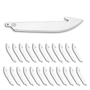 Outdoor Edge 3.5" RazorSafe Replacement Sharp-Point Knife Blades, 24 Piece Value Pack