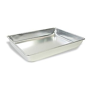 American Educational Aluminum Large Dissecting Pan without Wax, 13-1/8" Length x 9-3/8" Width x 2-1/4" Height