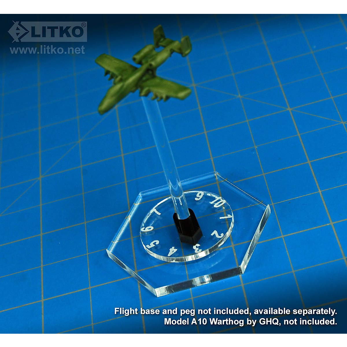 LITKO Standard Flight Stand Dials #1-10 with Pointers (10)