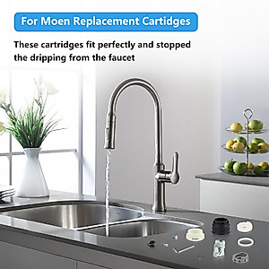 93980 Kitchen Faucet Repair Kit Replacement Handle Mechanism Kit for Moen One-Handle Kitchen Faucet Repairs