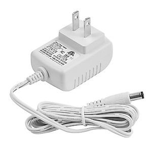 Secckuty DC 6V 500mA 0.5A Power Supply Adapter for 4VWIN Driveway Alarm System,5.5 * 2.1mm Tip 4.92FT/1.5M Power Cord,UL Listed