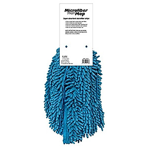 STAR BRITE Microfiber Reggae Mop - Quick Connect Fits All Extend-A-Brush Handles (040103)