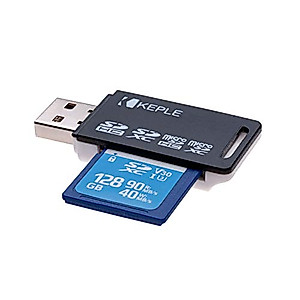 128GB SD Memory Card with USB Reader Adapter Compatible with Nikon COOLPIX S6900 S7000 S9900 S33 S32 S31 S01 S02 S6800, SLR L26 L810 L610 L820 L28, W100 W300 B600 A100 A300 A900 A1000 Digital Camera