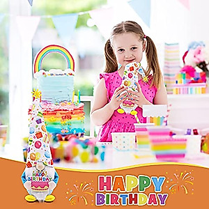 Birthday Gnomes Farmhouse Happy Birthday Tomte Plush Birthday Gifts Handmade Scandinavian Party Hat Nisse Home Ornaments Elf Dwarf Collections Kitchen Tiered Tray Decorations