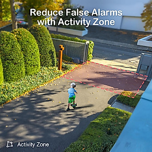 Sense-U Baby Security Camera 2 for Outdoor or Indoor, HD Smart Monitor for Baby, Pet, Human, with Night Vision, PIR Motion Detection, Siren Alarm, No Monthly Fee