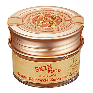 SKINFOOD Salmon Dark Circle Concealer Cream #1 - Concealer for Dark Circles - Under Eye Concealer for Dark Spots and Wrinkles - Full Coverage Under Eye Concealer - 0.35 Oz/10 g (Salmon Blooming)