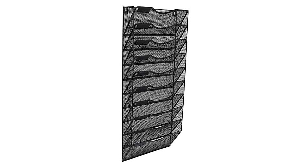 EasyPAG 10 Tier Wall File Organizer - Save Space & Stay Organized