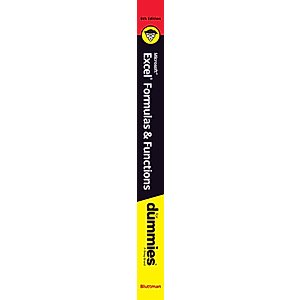 Excel Formulas & Functions For Dummies (For Dummies (Computer/Tech))