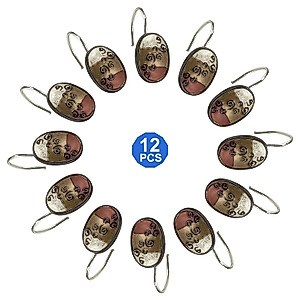 Popular Bath Shower Hooks, Miramar Collection, Multicolor