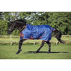 Horseware Mio 200G Medium Turnout Blanket Dark Blue/Dark Blue & Red 78