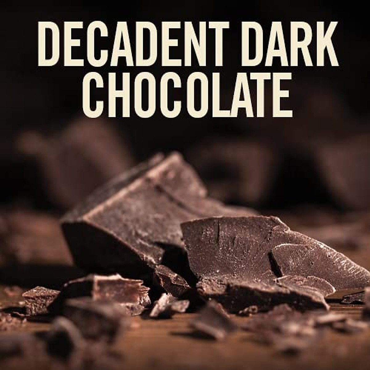 Castle Kitchen Double Dutch Dark Chocolate Premium Hot Cocoa Mix - Dairy-Free, Vegan, Plant Based, Gluten-Free, Non-GMO Project Verified, Kosher - Just Add Water - 14 oz